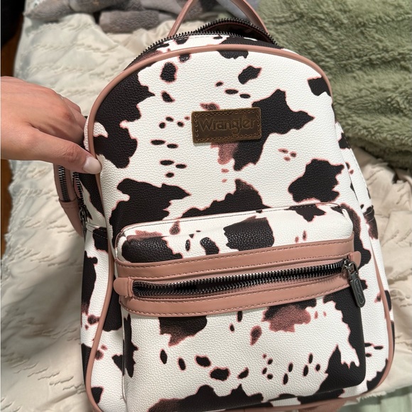 Wrangler | Bags | Wrangler Cow Print Backpack | Poshmark